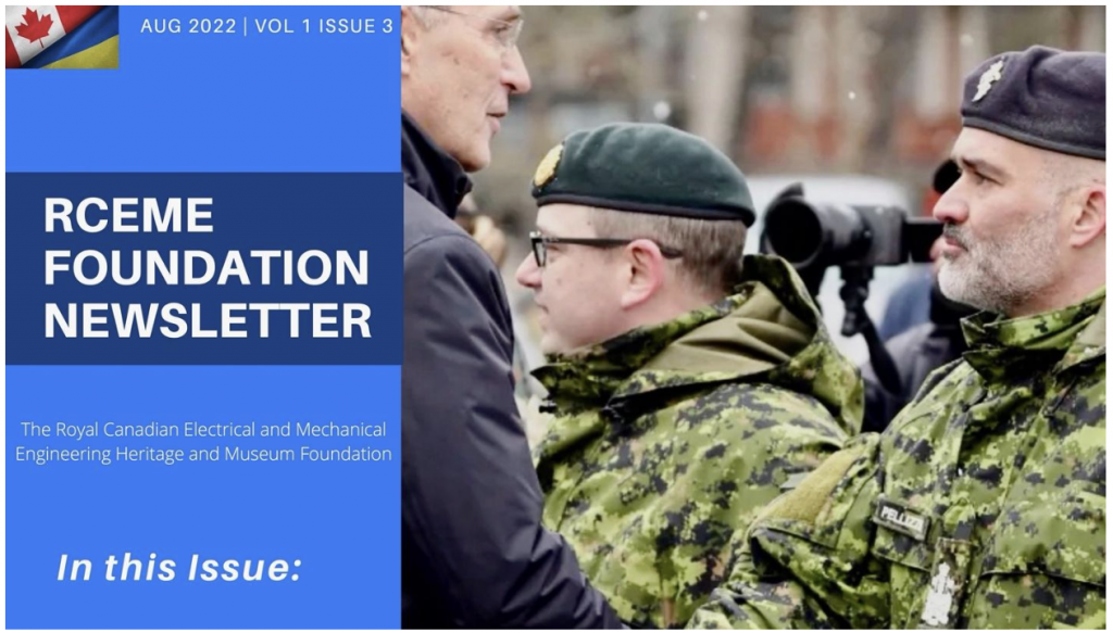 RCEME Heritage and Museum Foundation » Read our latest Quarterly Newsletter